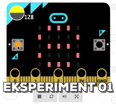 Første eksperiment | Microbit_light_level